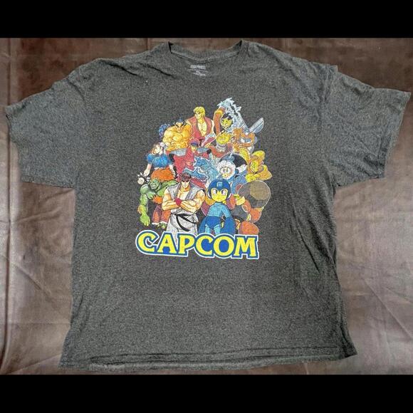 Shirts | Capcom Video Game Mega Man Street Fighter Licensed | Poshmark